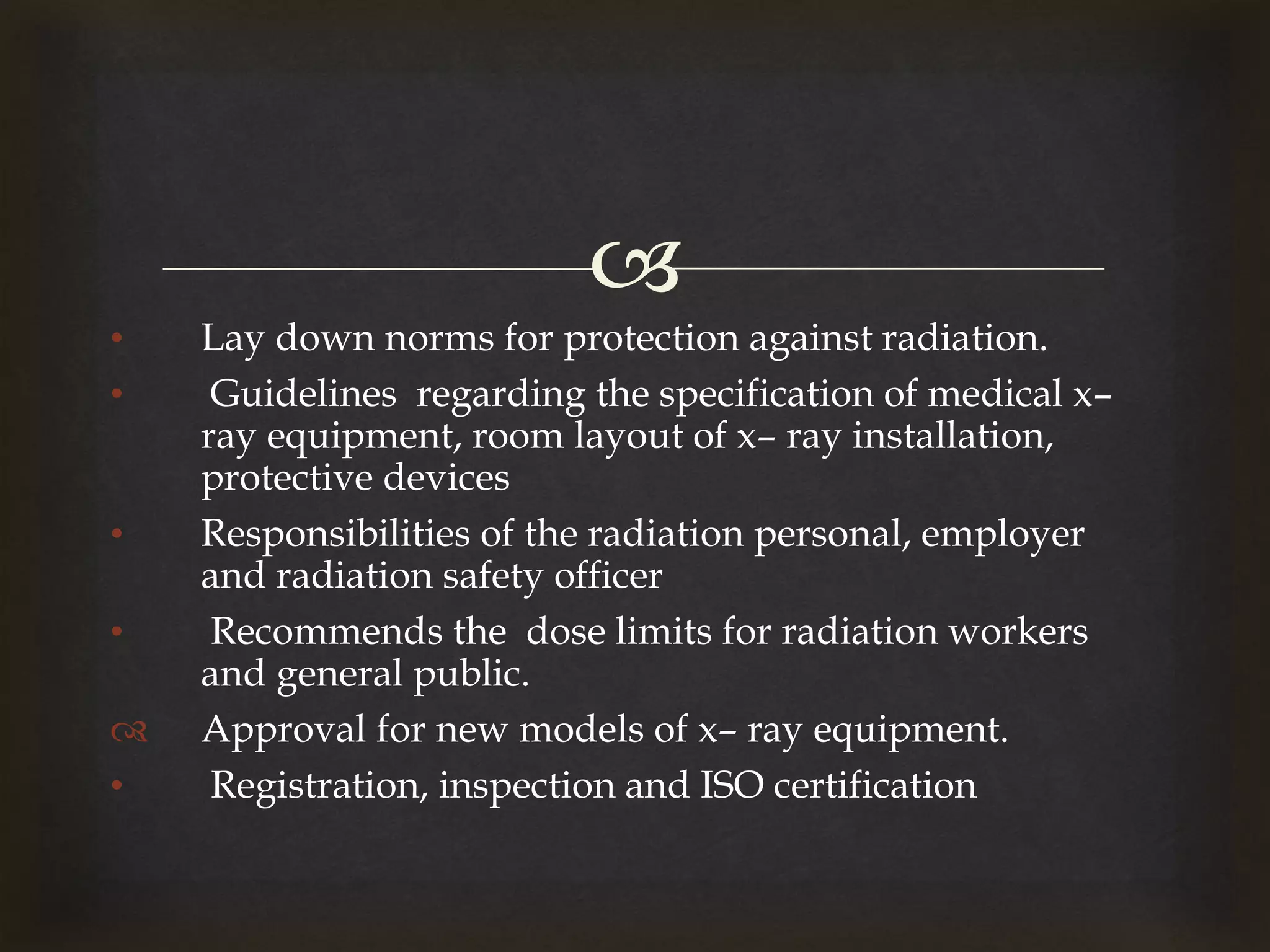 Radiation protection | PPTX