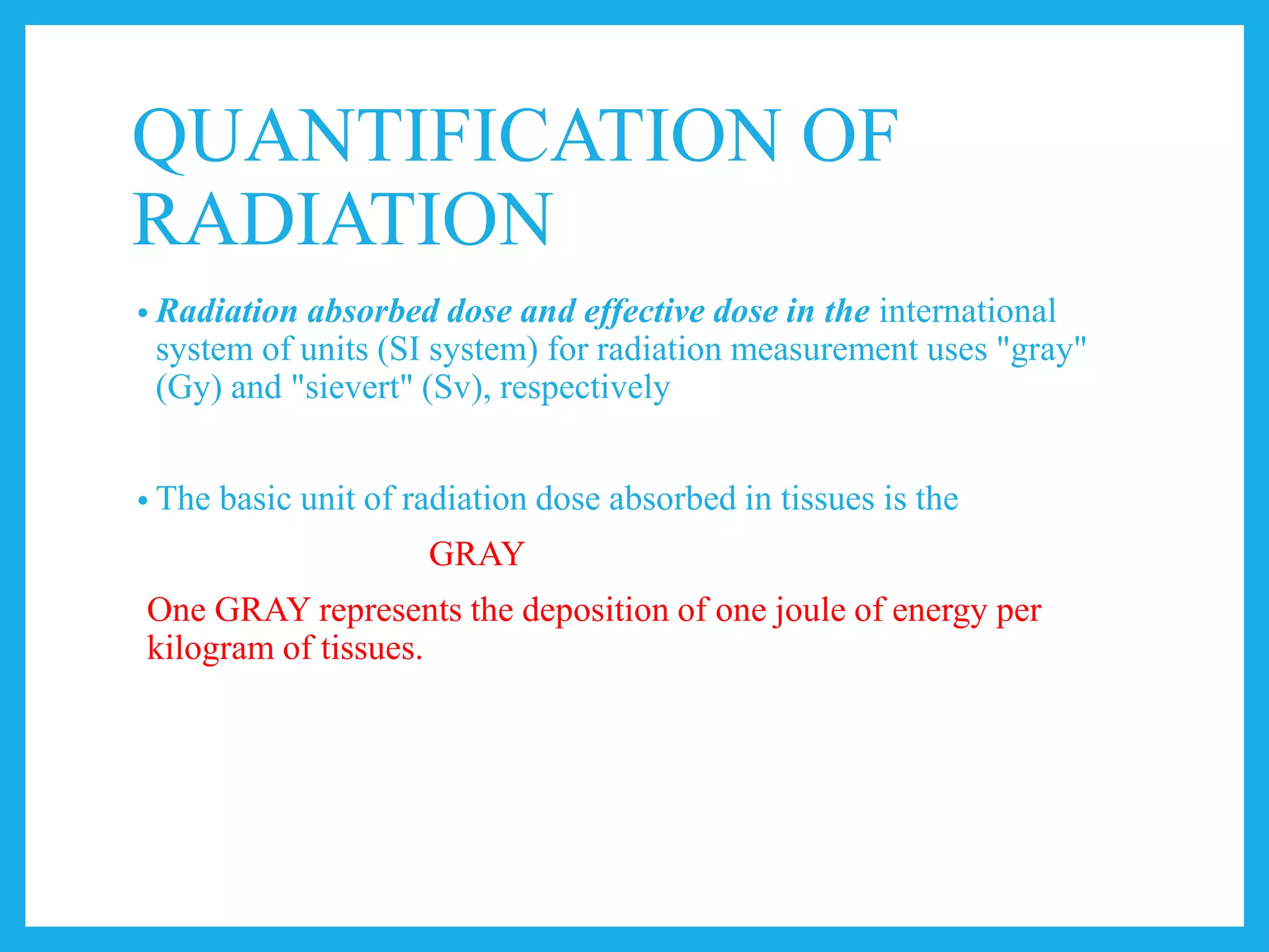 Radiation protection | PPTX