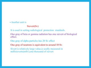 Radiation protection | PPTX