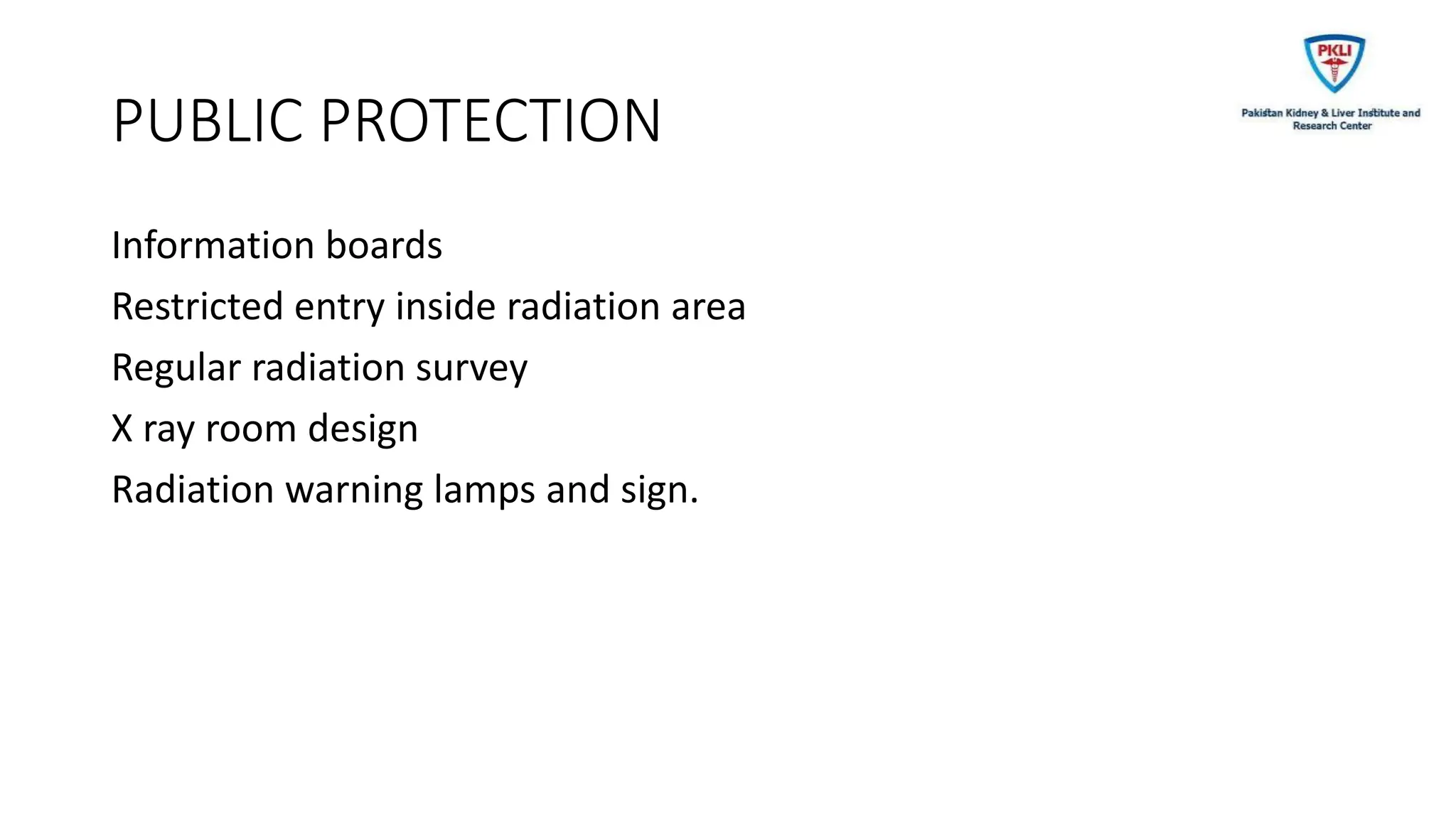 Radiation Protection by Irum Khan (Medical Imaging Technologist) | PPTX ...