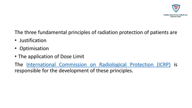 Radiation Protection by Irum Khan (Medical Imaging Technologist) | PPT