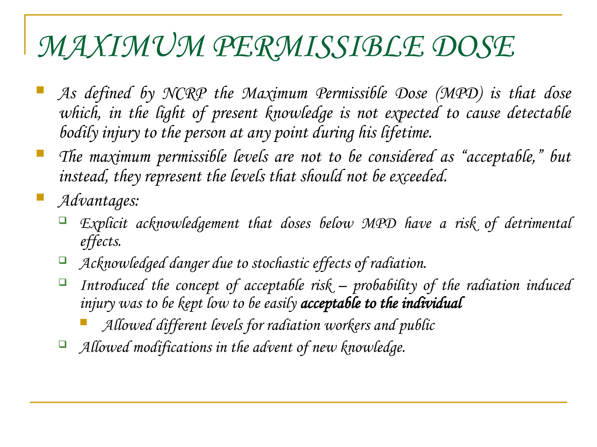 Radiation protection in radiation oncology | PPT