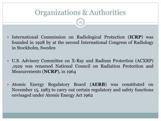 Radiation protection | PPTX