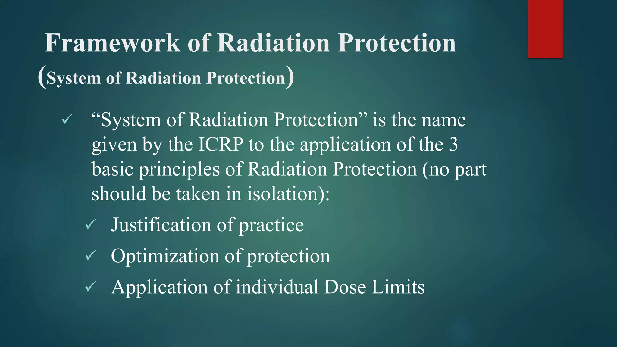 Radiation protection and personnel monitoring devices | PPTX