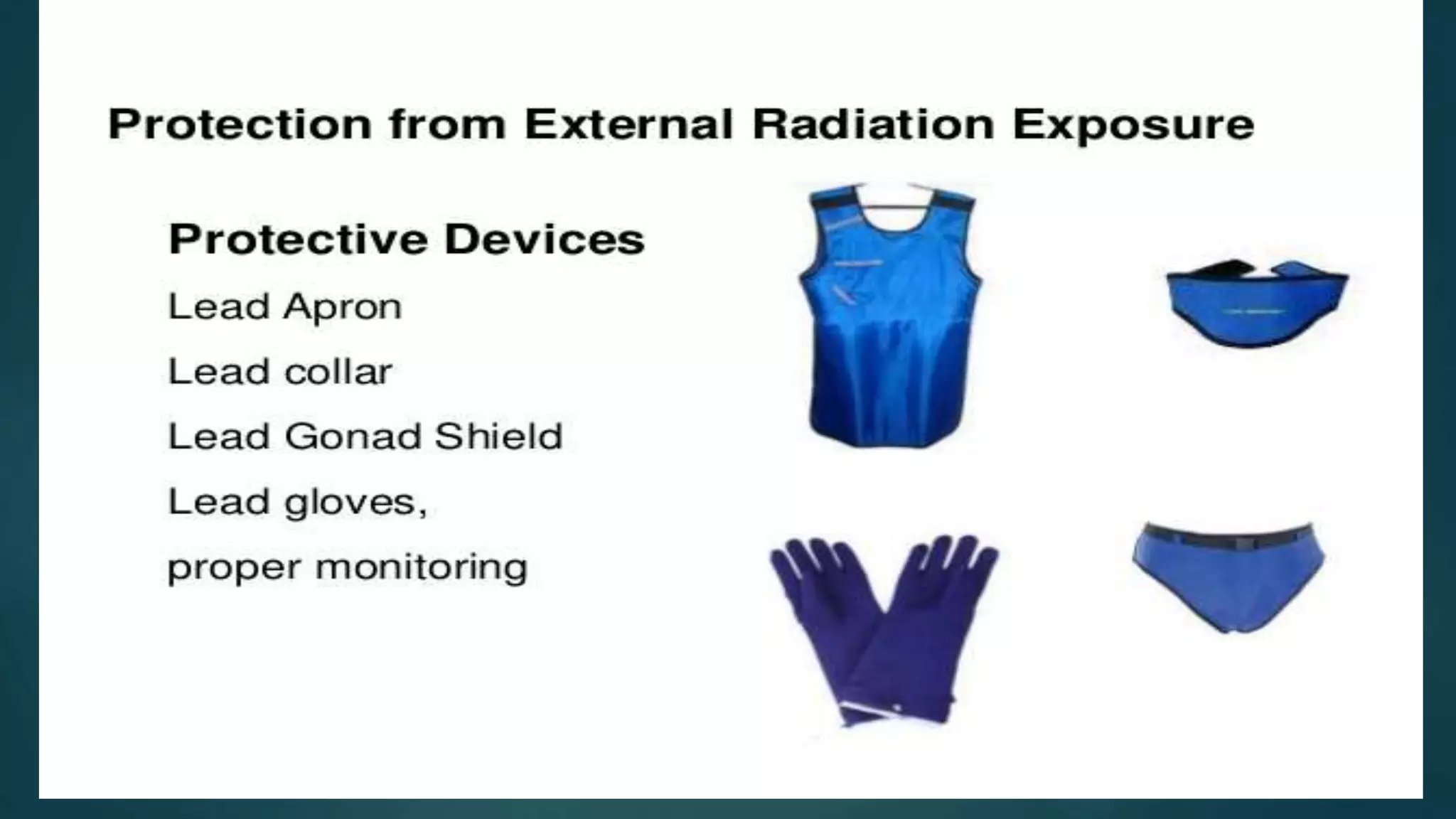 Radiation protection and personnel monitoring devices | PPTX