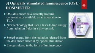 Radiation protection and personnel monitoring devices | PPTX