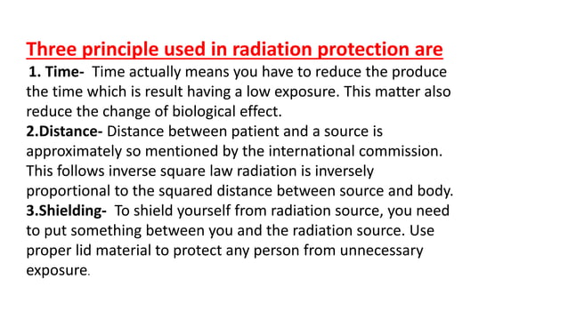 radiation protection and safety-1.pptx.... | PPTX | Physics | Science