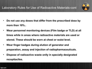 Radiation protection in nuclear medicine shafiee | PPT