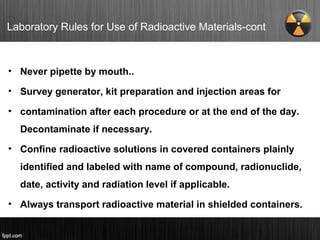 Radiation protection in nuclear medicine shafiee | PPT