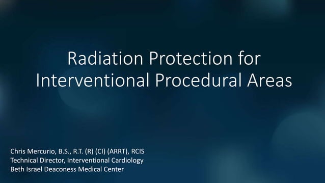 Radiation Protection in the Cardiac Catheterization Lab.pptx | Heart ...