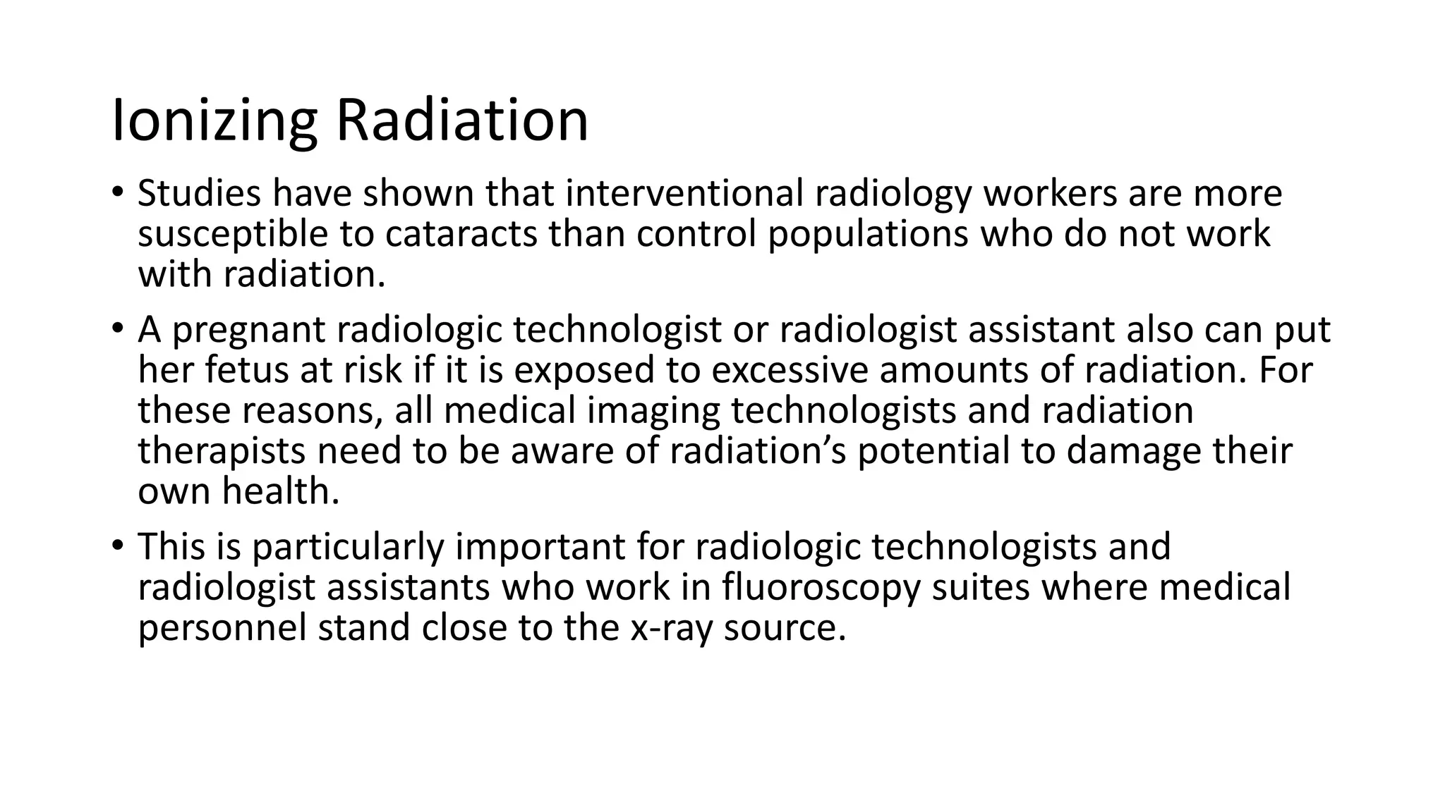 Radiation protection | PPTX | Medical Tests | Medical Health