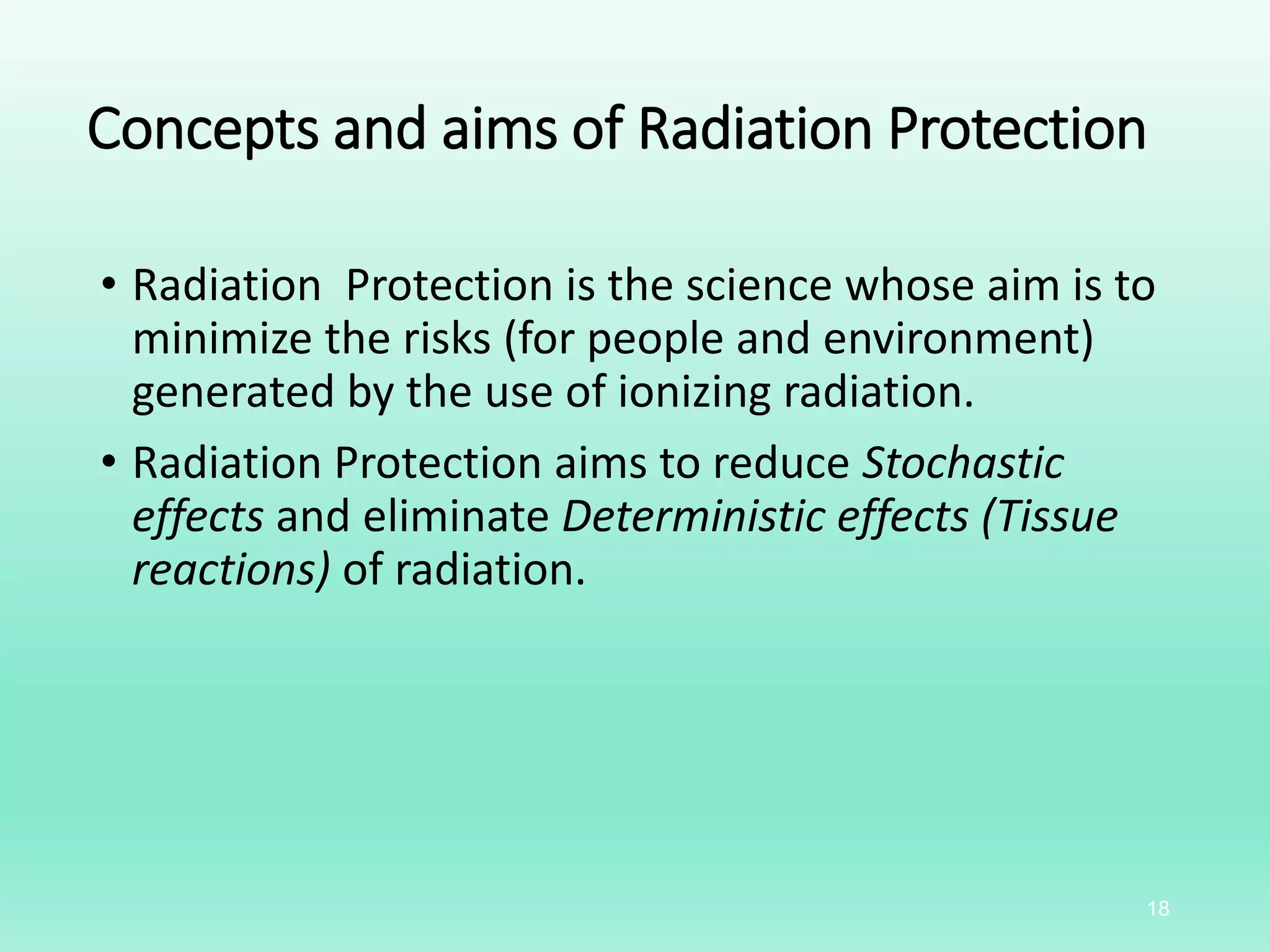 Radiation protection PowerPoint slide PPT pk | PPT