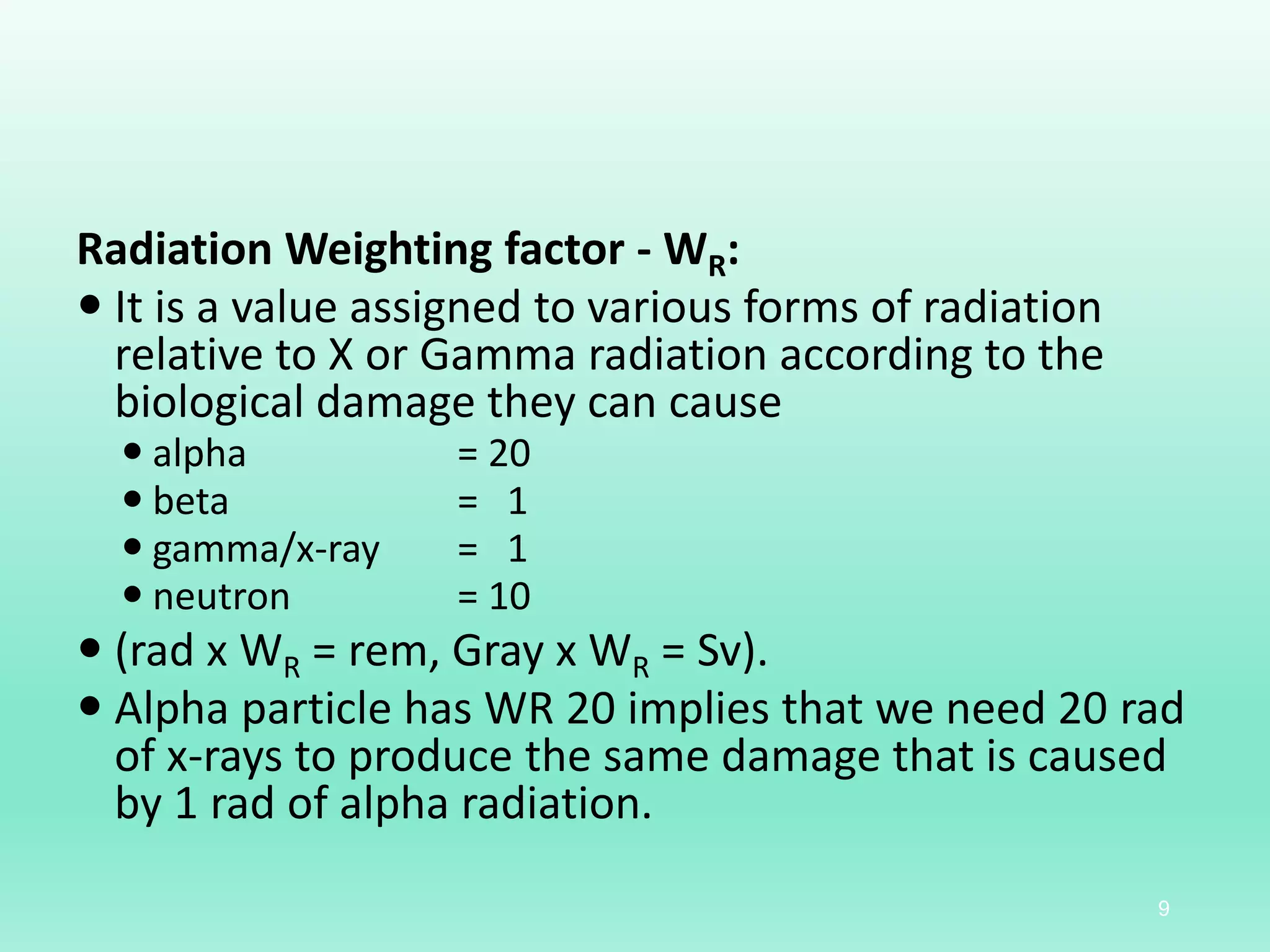 Radiation protection PowerPoint slide PPT pk | PPT