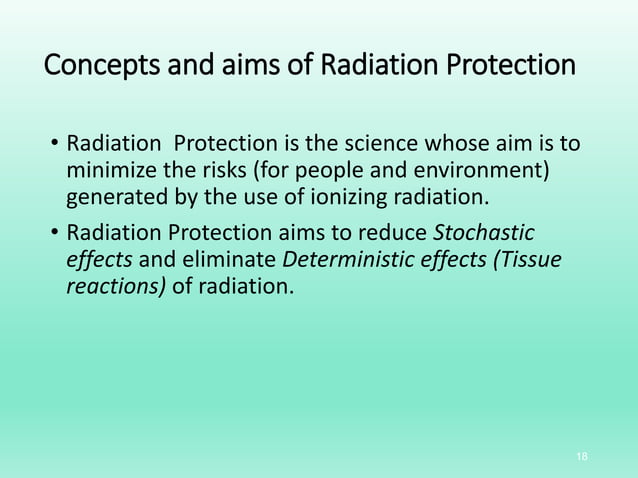 Radiation protection PowerPoint slide PPT pk | PPT