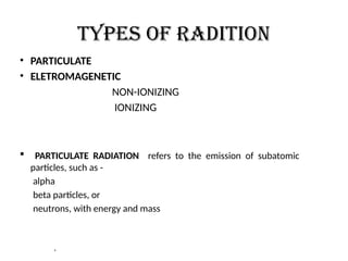 NEED OF RADIATION PROTECTION IN RADIOLOGY | PPT