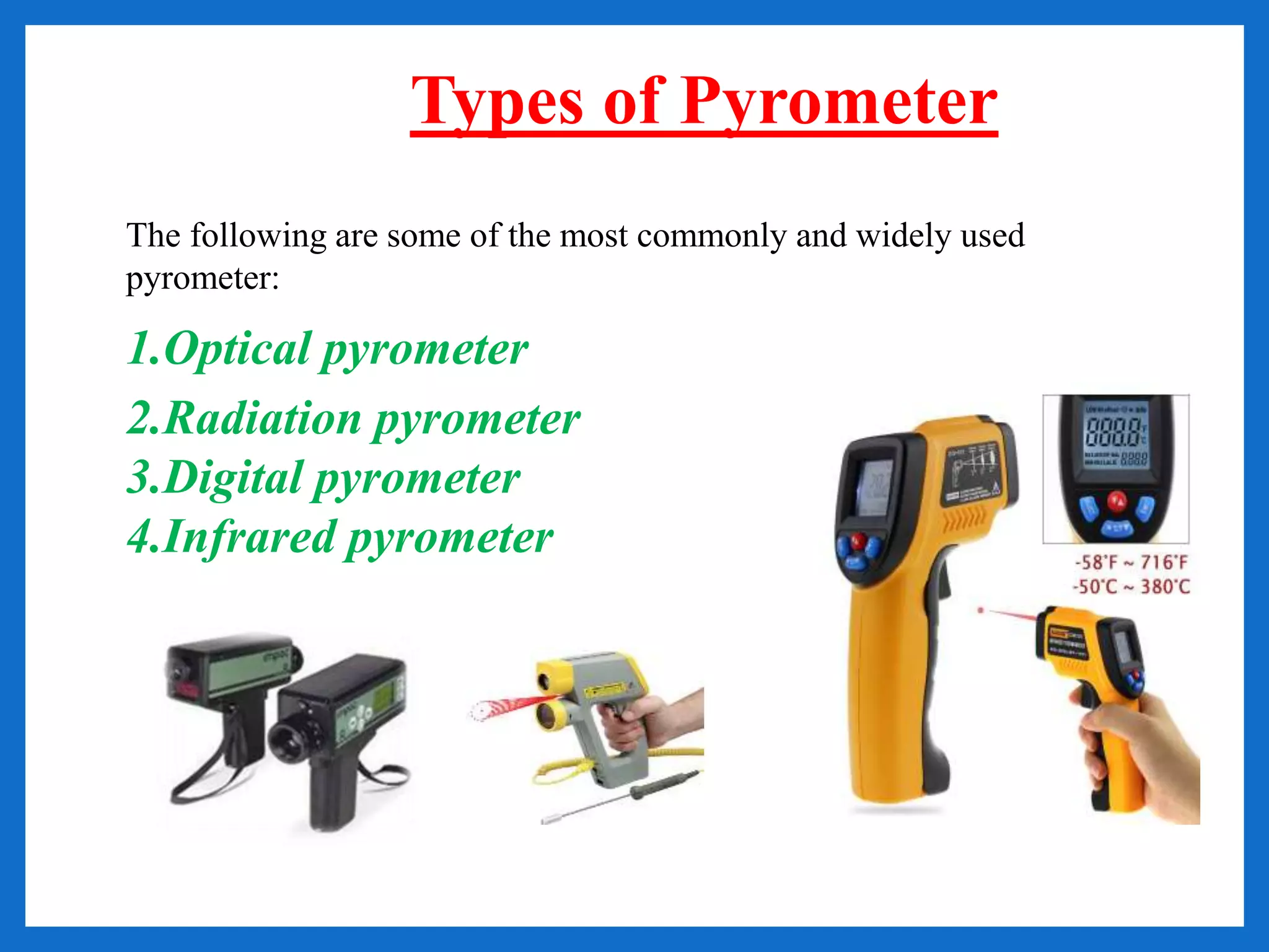 Radiation pyrometer | PPTX