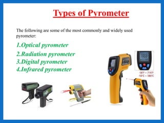 Radiation pyrometer | PPTX