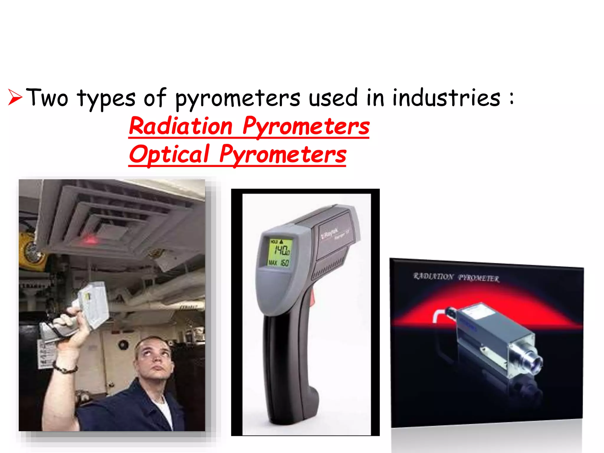 Radiationpyrometers | PPTX