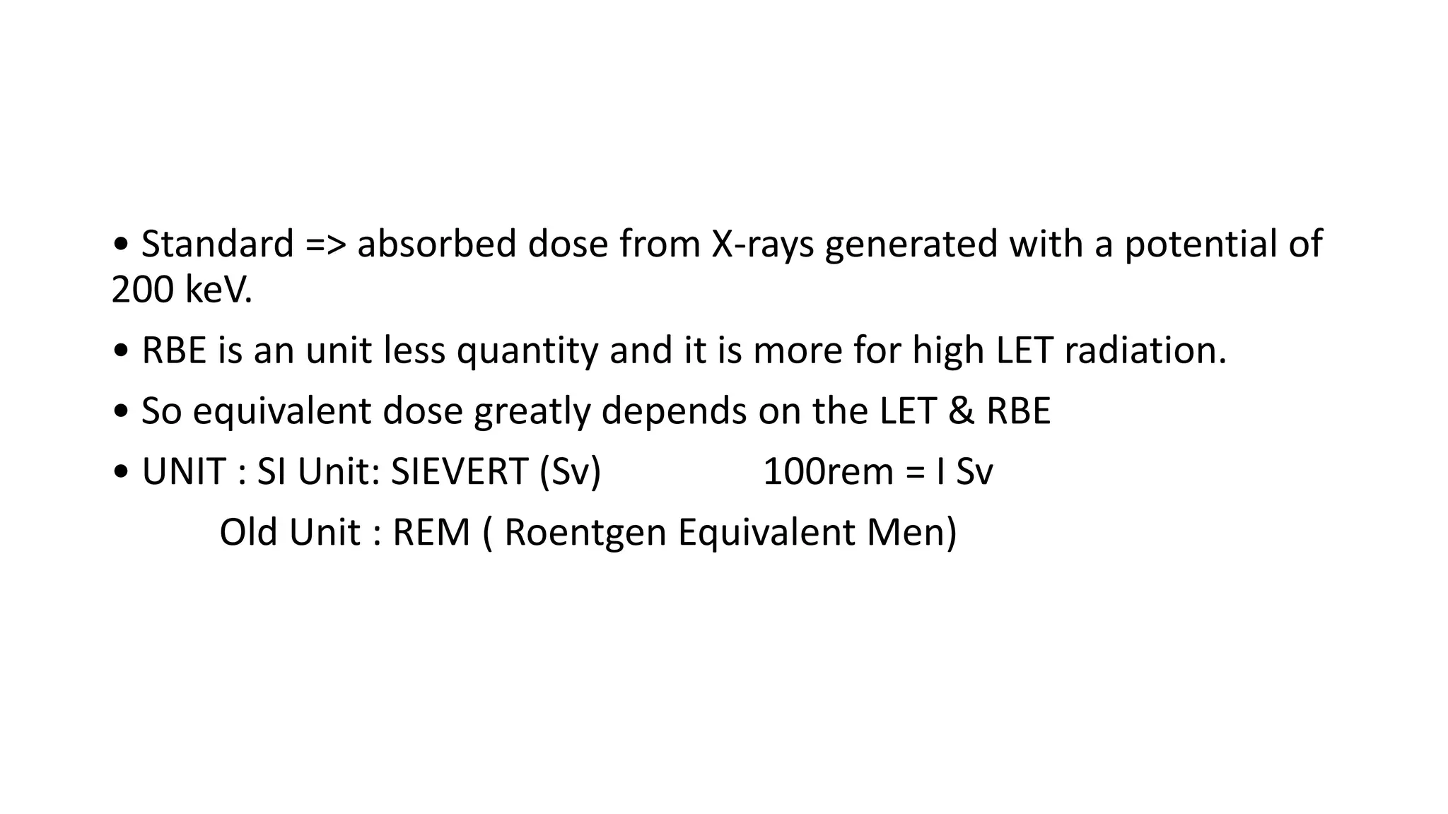 Radiation quantities & Unites | PPTX