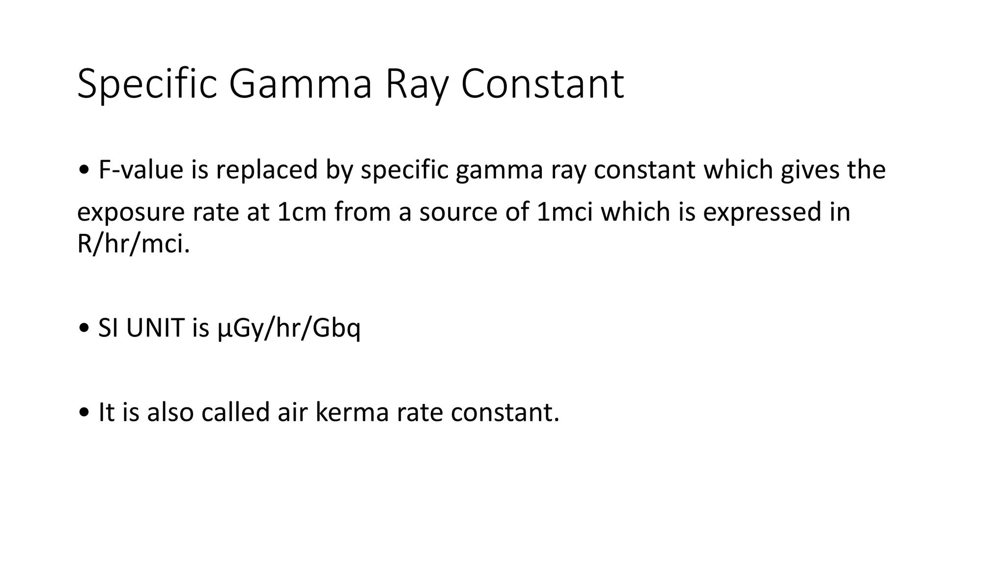Radiation quantities & Unites | PPTX