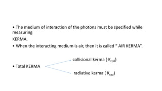 Radiation quantities & Unites | PPTX