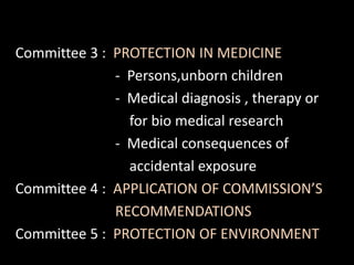 Radiation regulatory bodies | PPTX