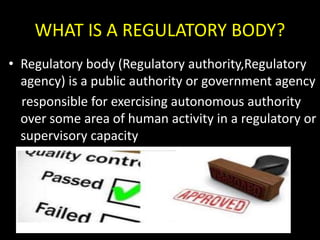 Radiation regulatory bodies | PPTX