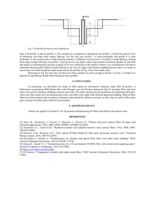 Radiation resistant fibers with depressed claddings for fiber optic ...