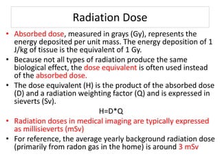 Radiation risk from medical imaging | PPT