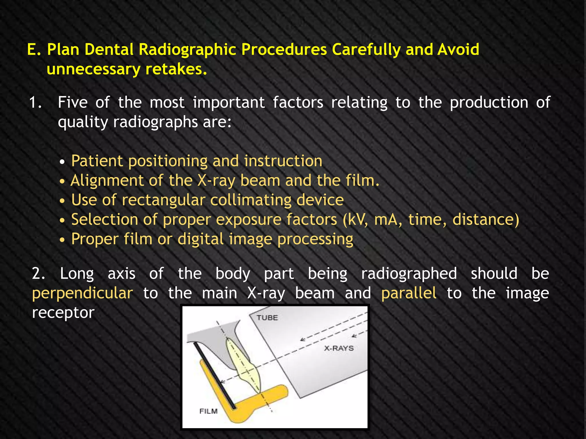 Radiation safety and protection for dental radiography | PPTX