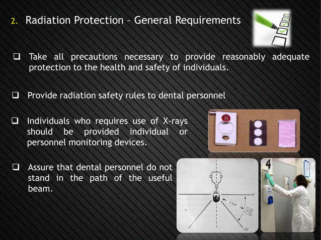 Radiation safety and protection for dental radiography | PPTX | Dental ...