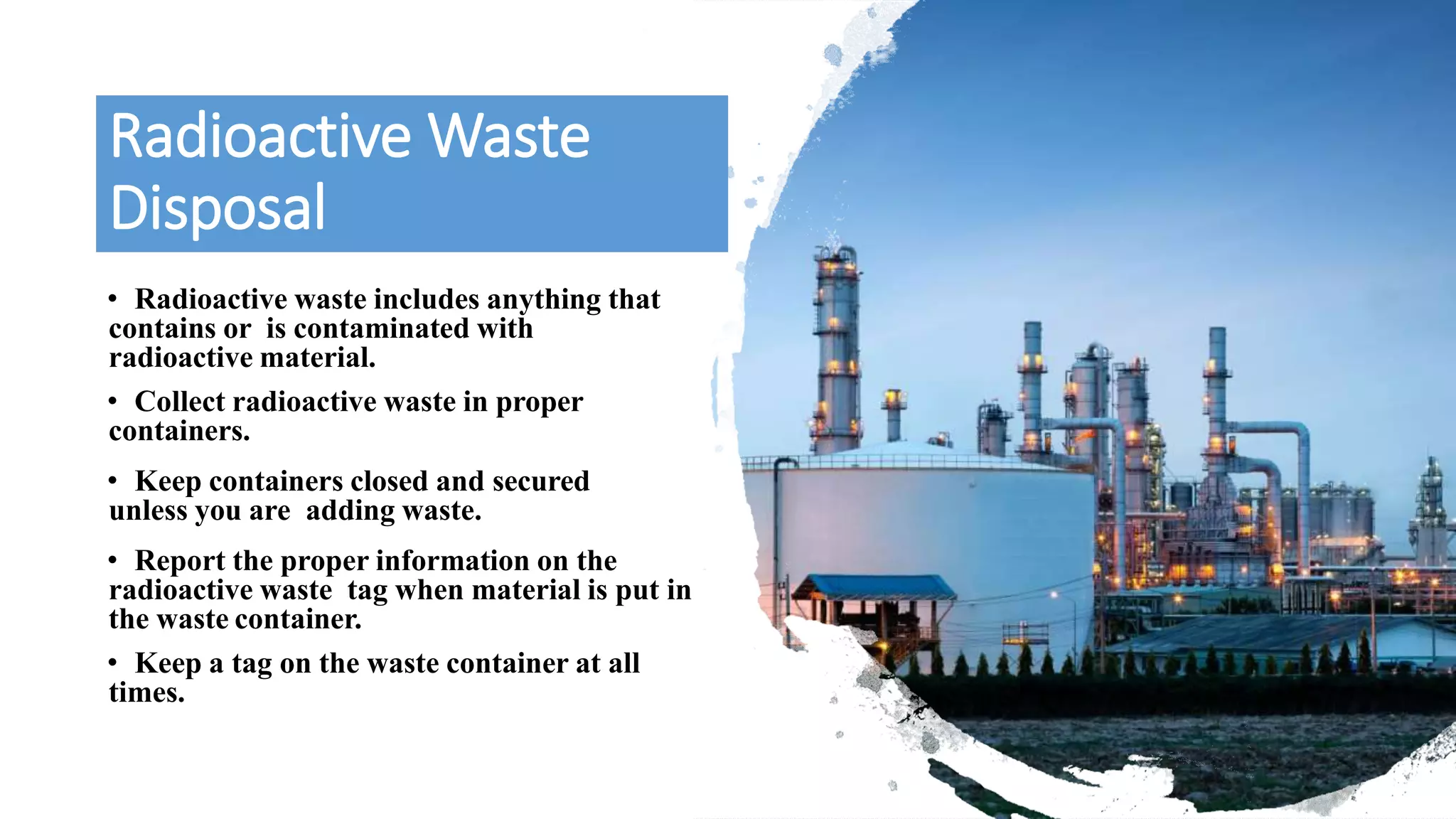 Radiation safety precautions (General Principles, Power Plant Safety ...