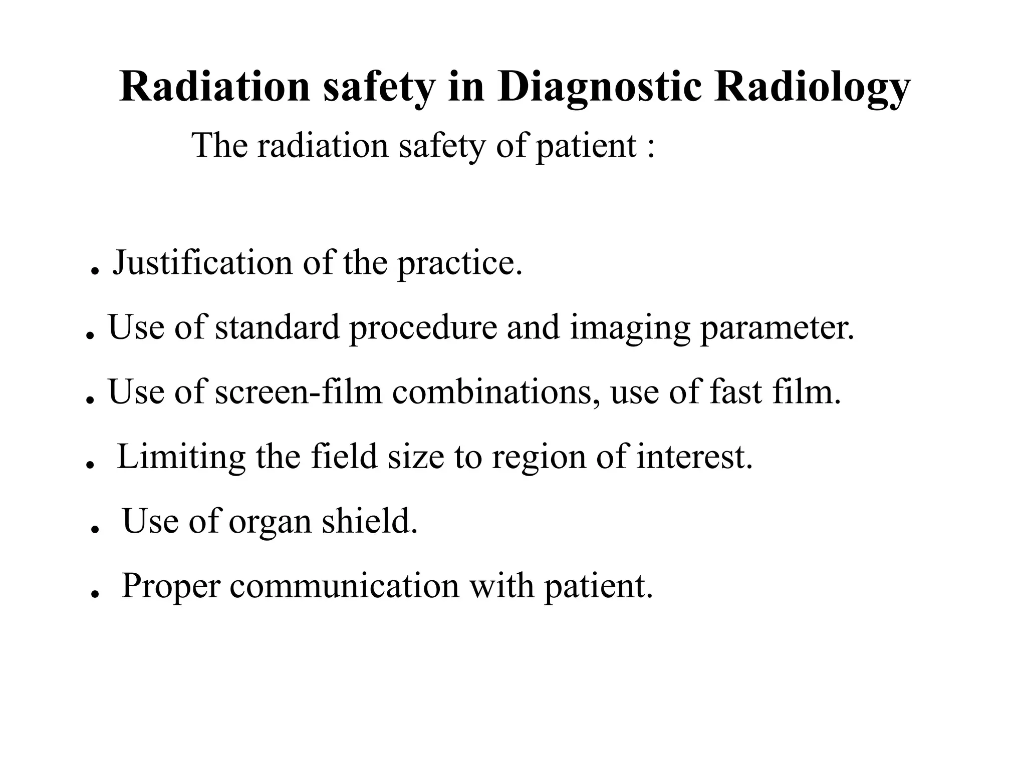 Radiation safety program | PPTX