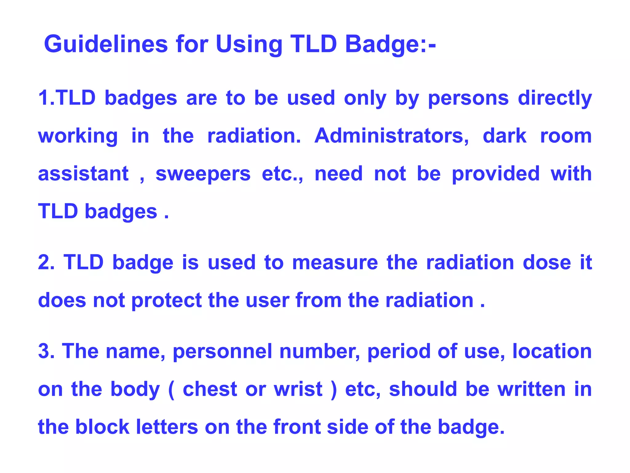 Radiation safety program | PPTX