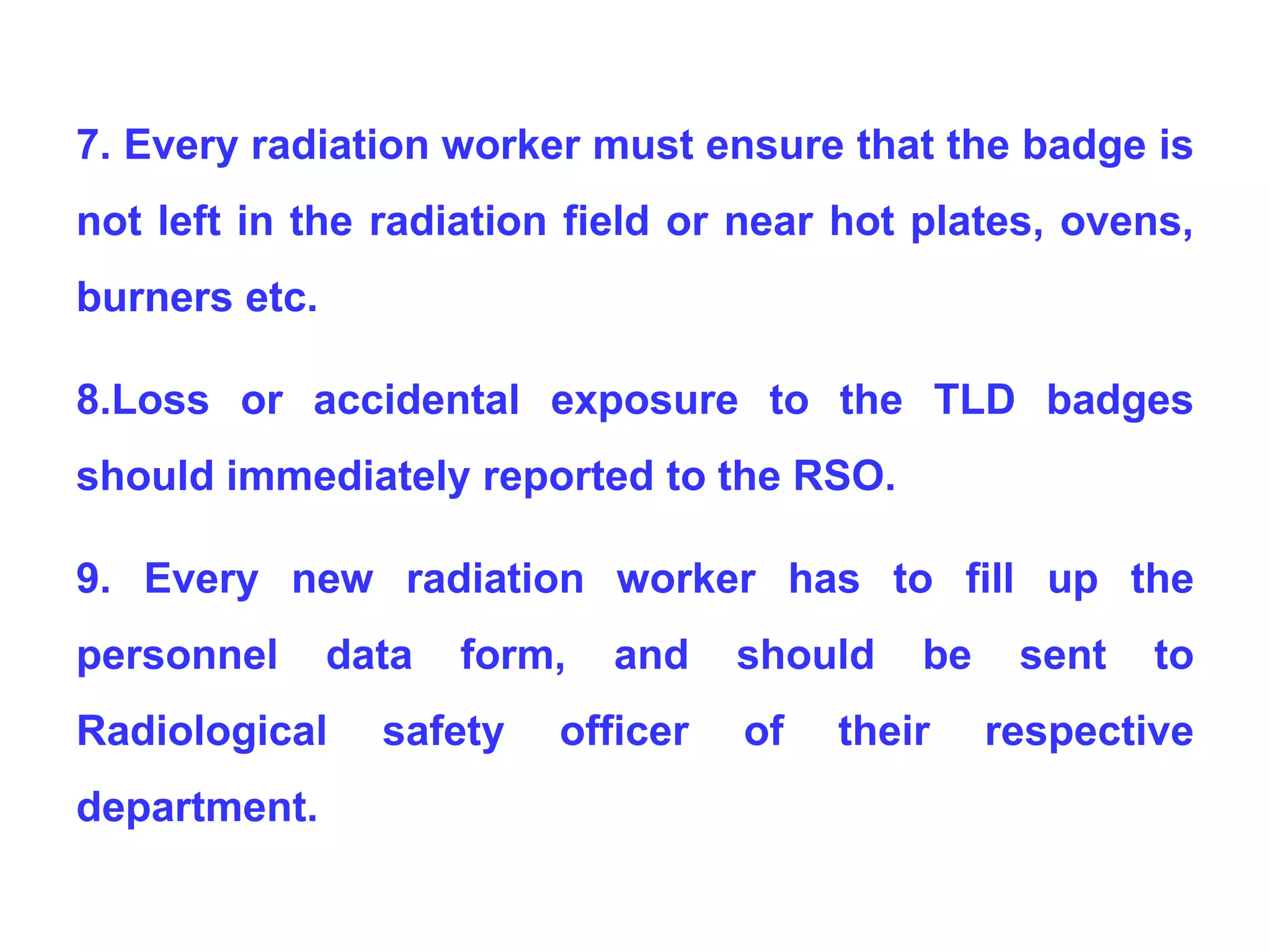 Radiation safety program | PPTX
