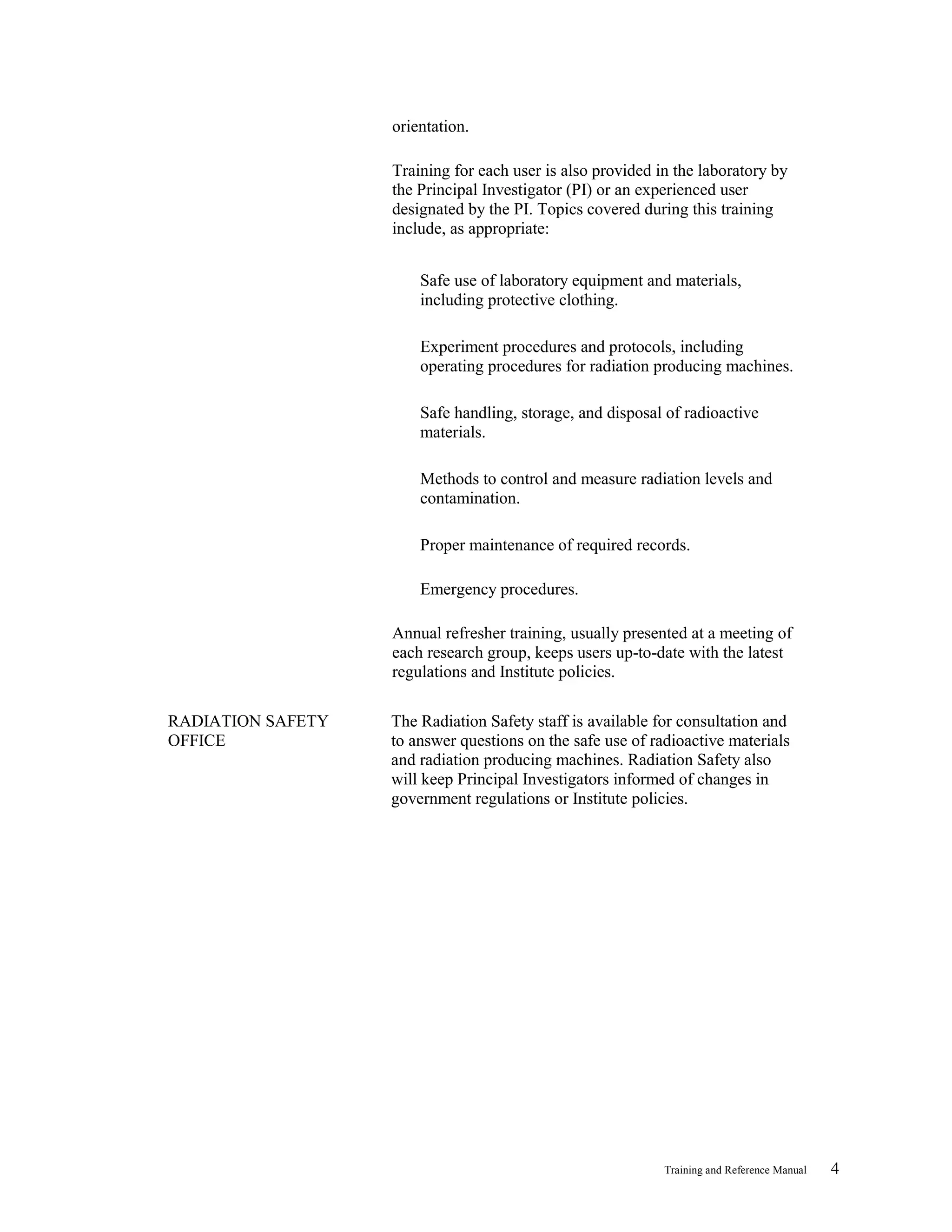 Radiation safety training_manual | DOCX