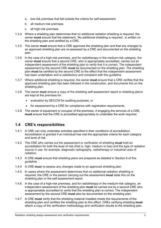 Radiation shielding design assessment and verifycation requirements | PDF