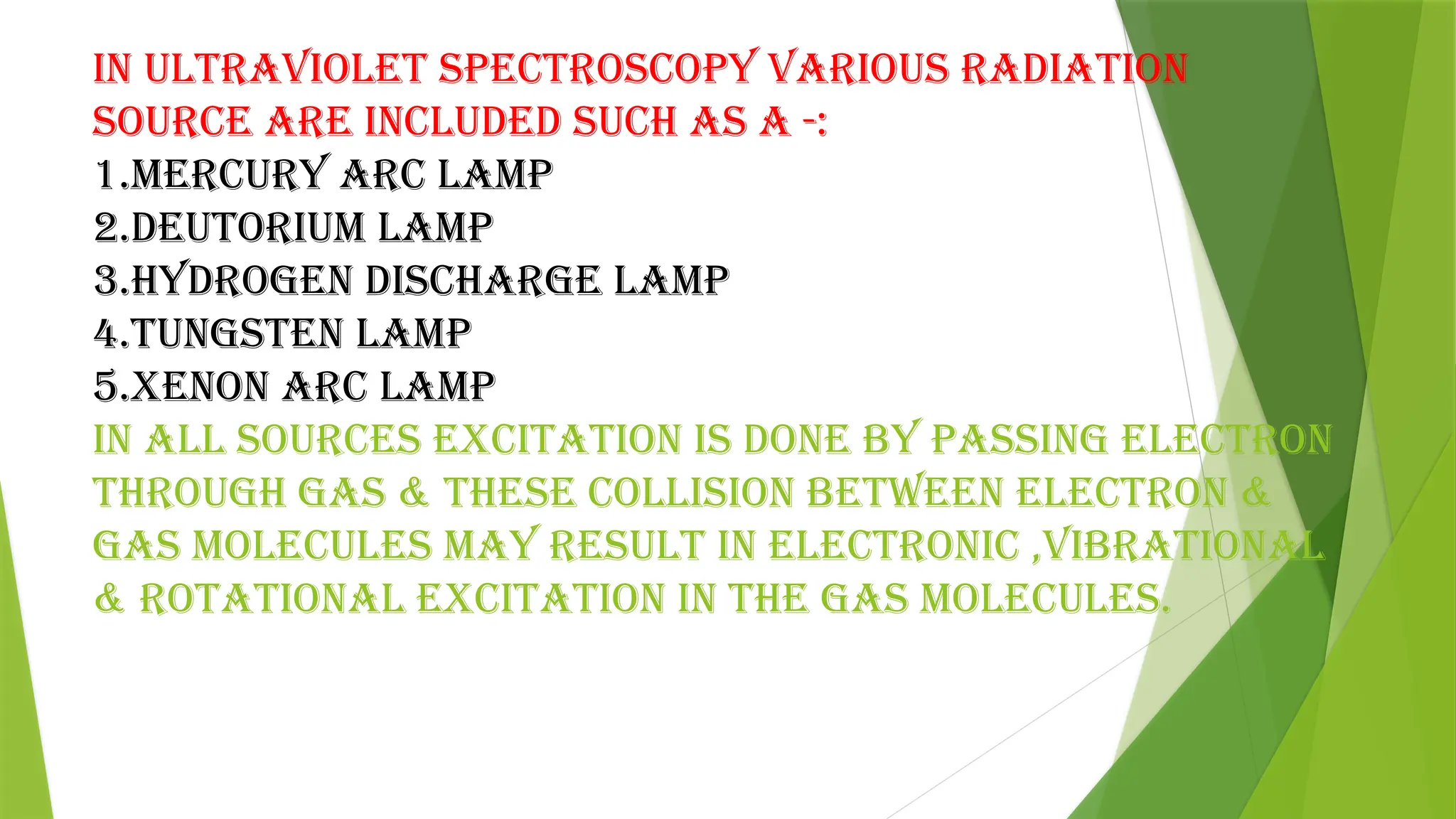 RADIATION SOURCE OF UV-SPECTROSCOPY.pptx