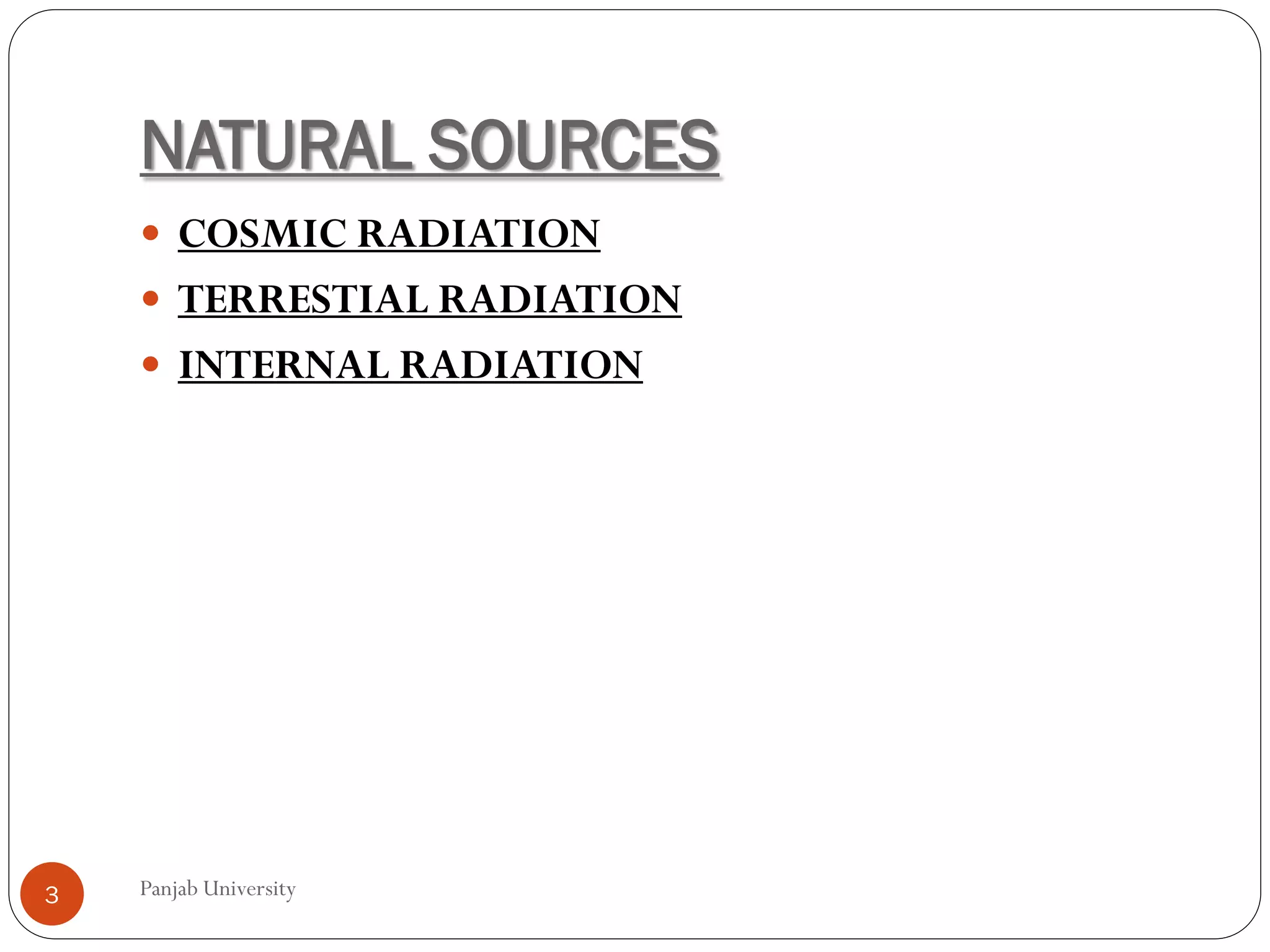 Radiation sources | PDF
