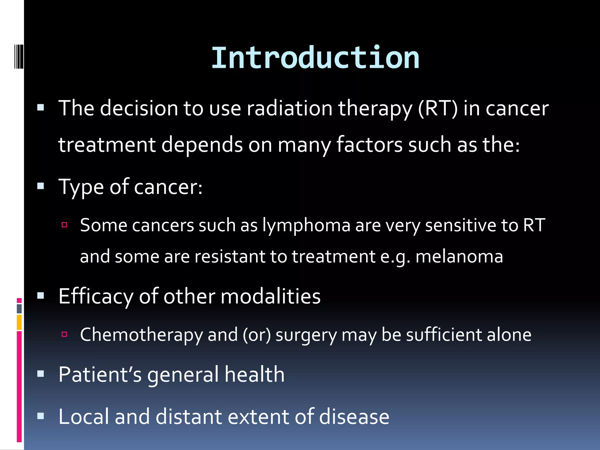 Radiation therapy and Types of Radiation therapy | PPTX