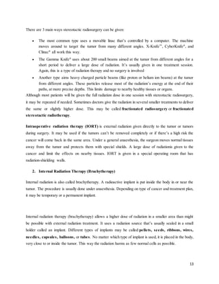 Radiation therapy final copy (1) | DOCX