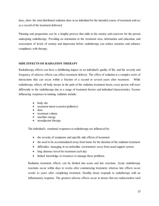 Radiation therapy final copy (1) | PDF