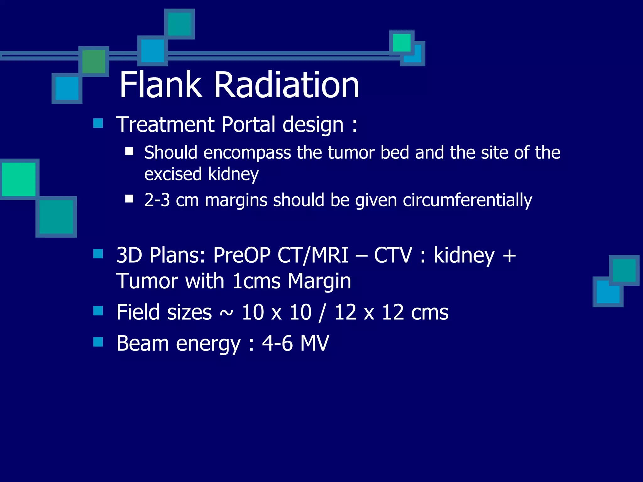 Radiation therapy in wilms tumour | PPT