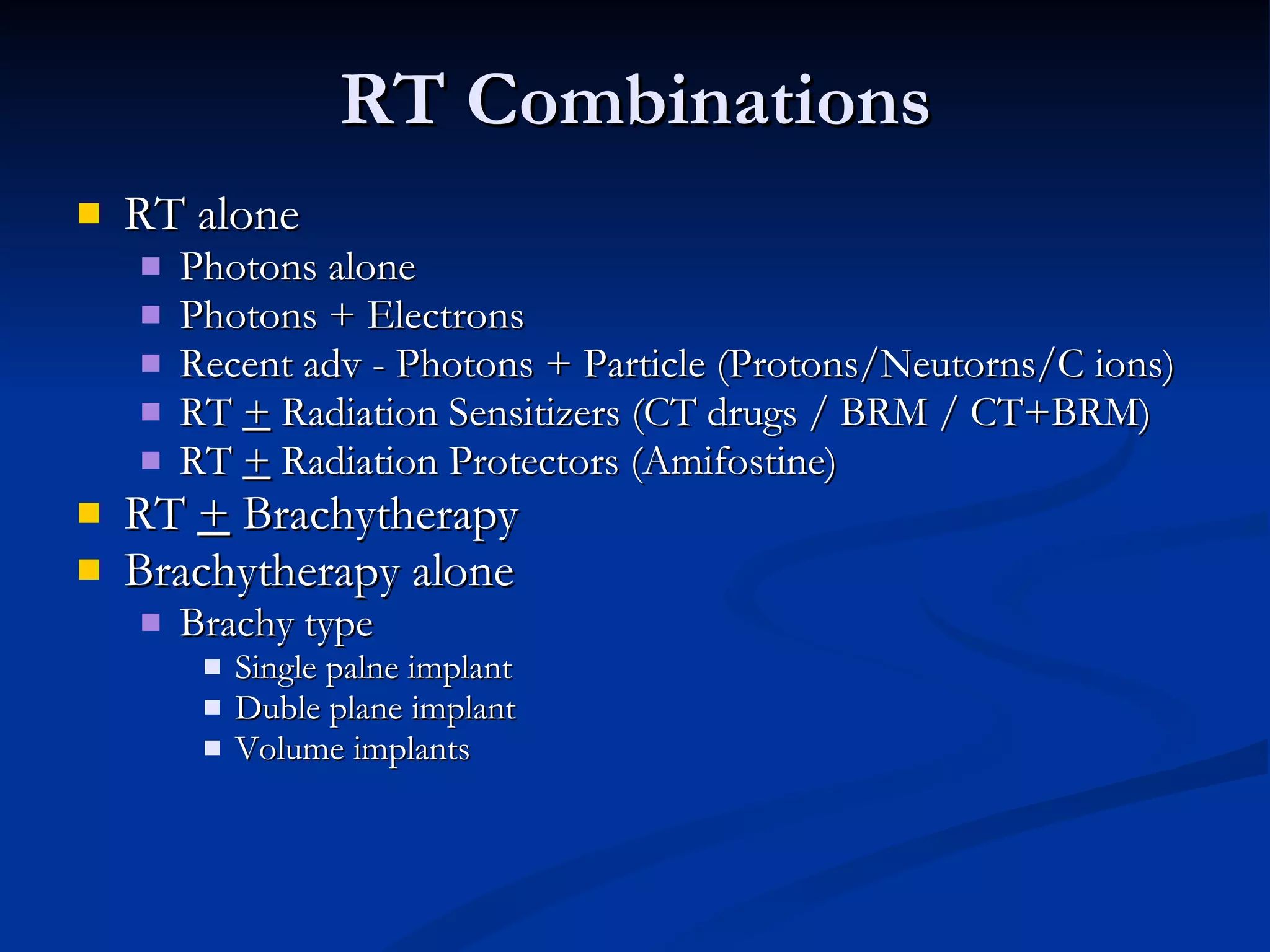 Radiation therapy of oral cancers | PPT