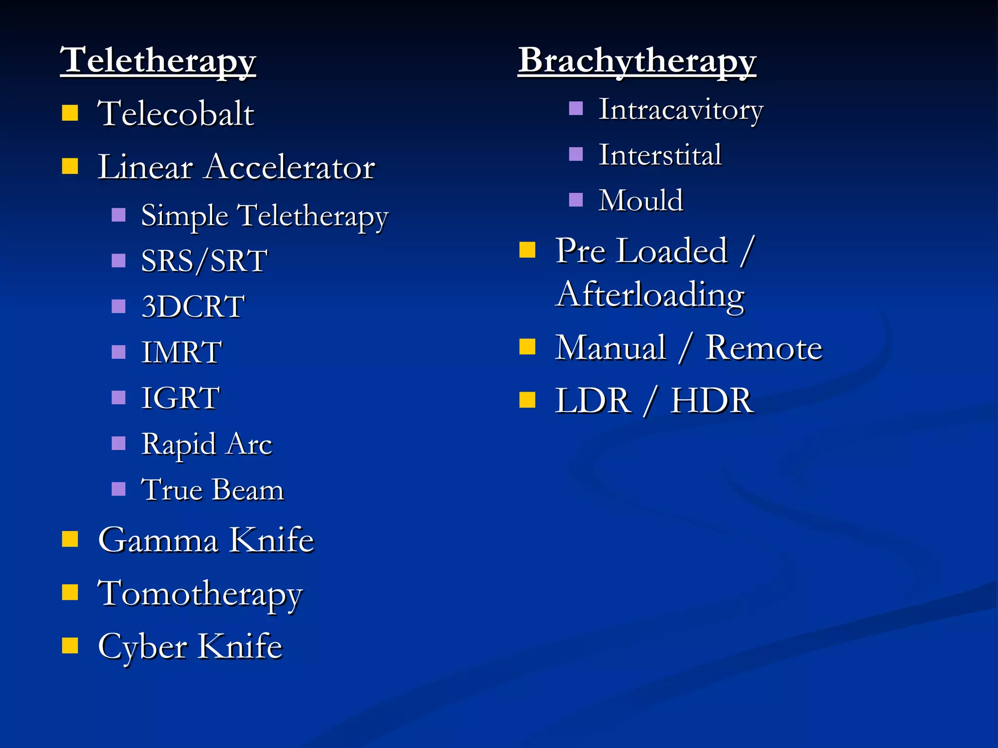 Radiation therapy of oral cancers | PPT
