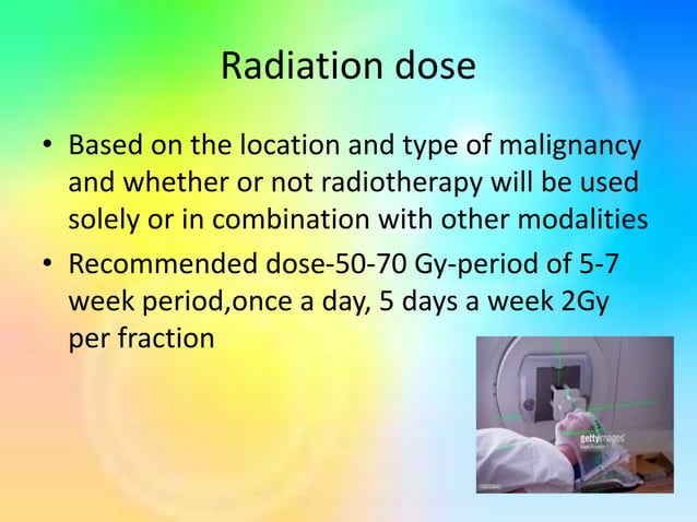 Radiation therapy omfs | PPTX