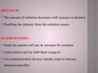 Obstetrics and gynaecological nursing-Radiation therapy | PPTX