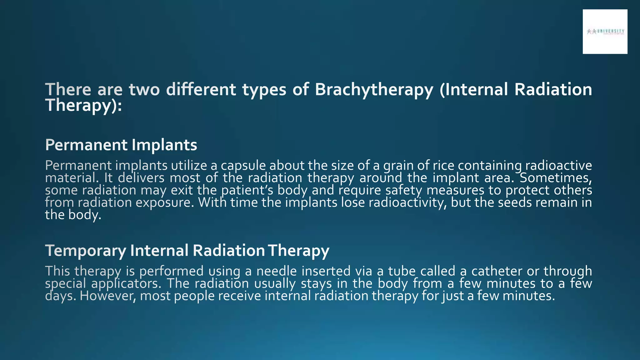 Types Of Radiation Therapy | PPTX