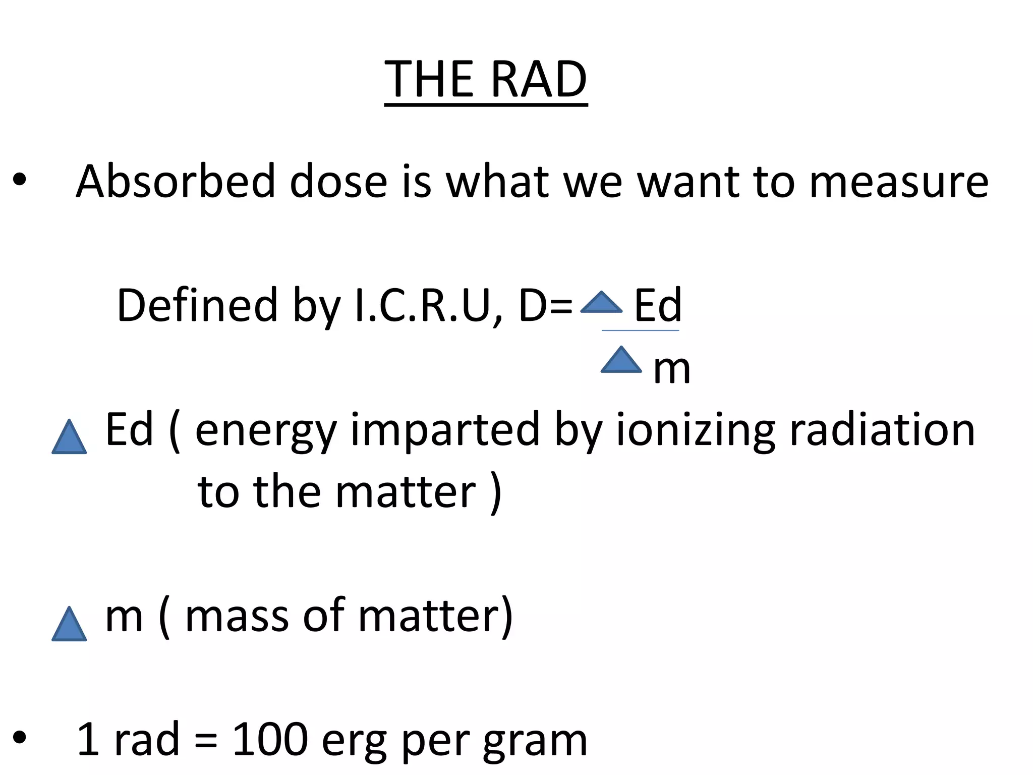 Radiation units | PPTX