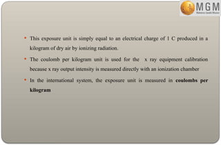 Radiation Units and Quantities-Powerpoin | PPTX
